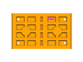 Kieferplatte für METSO NORDBERG C110 Backenbrecher tragen Teile